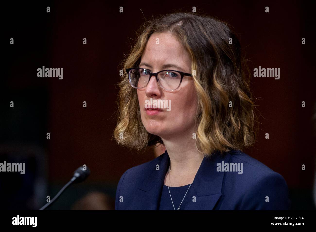 Tiffany M. Cartwright appears before a Senate Committee on the ...