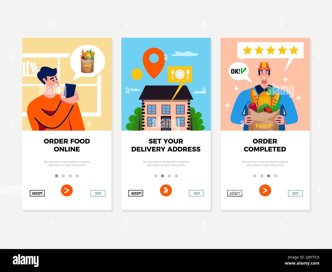 Electronic lunch Stock Vector Images - Alamy