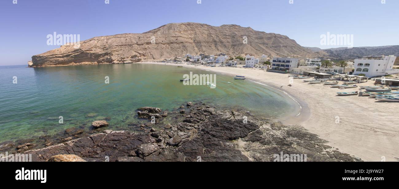 Surrounded by the green waters of the arabic sea, Oman displays dozens ...