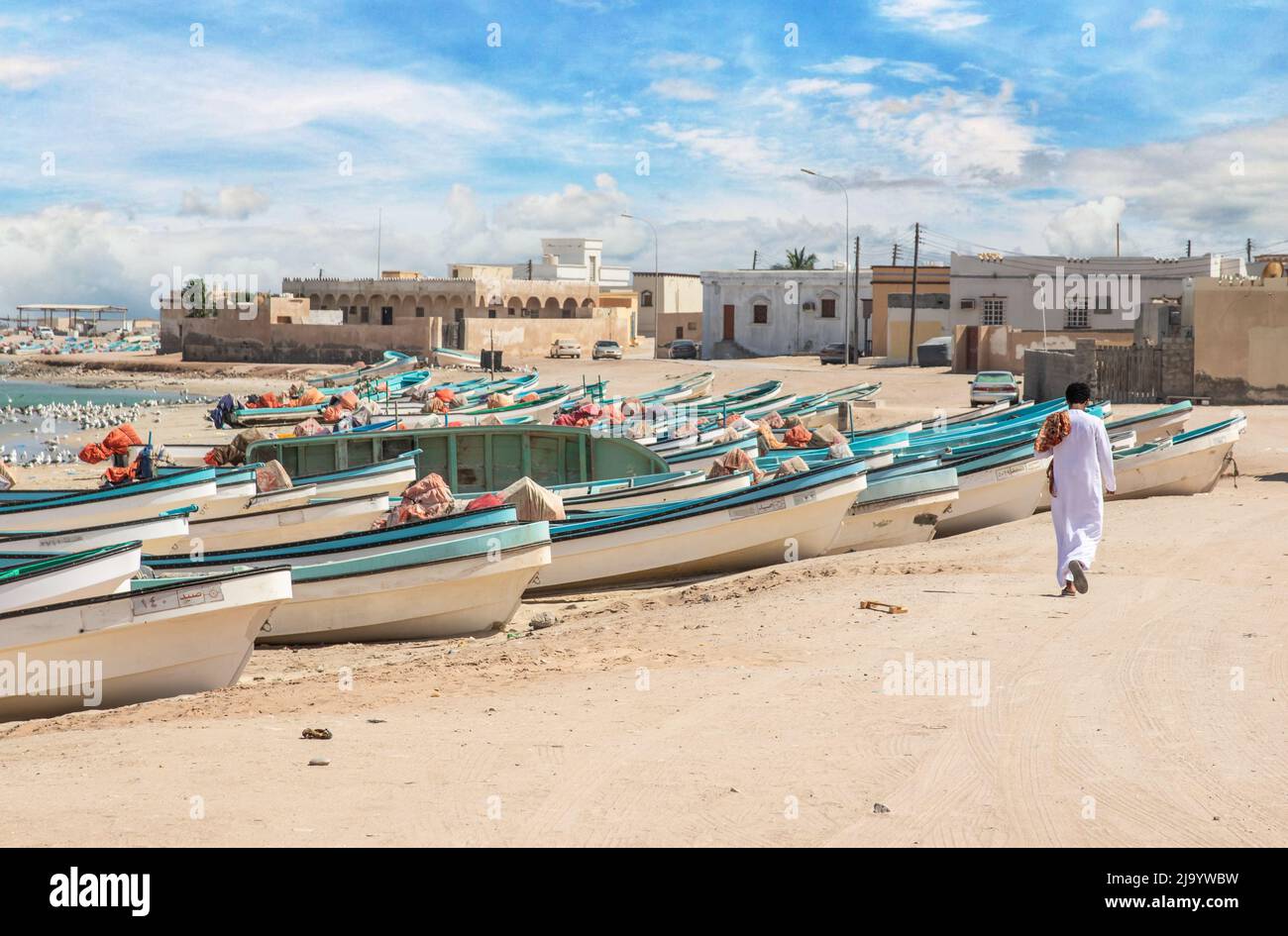 Surrounded by the green waters of the arabic sea, Oman displays dozens ...