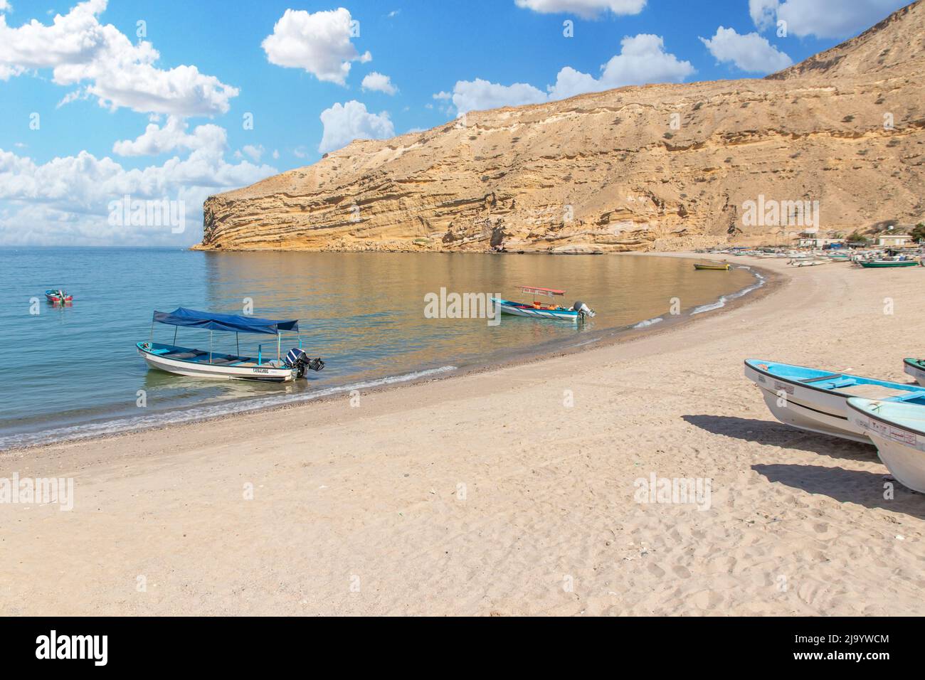 Surrounded by the green waters of the arabic sea, Oman displays dozens ...