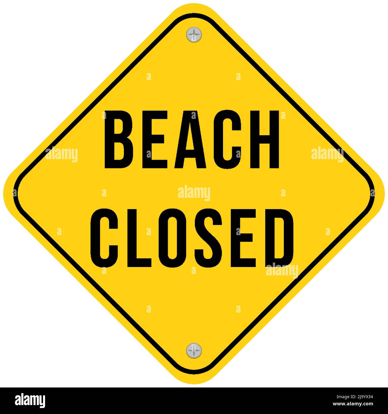 Beach closed signboard design illustration Stock Vector Image & Art - Alamy