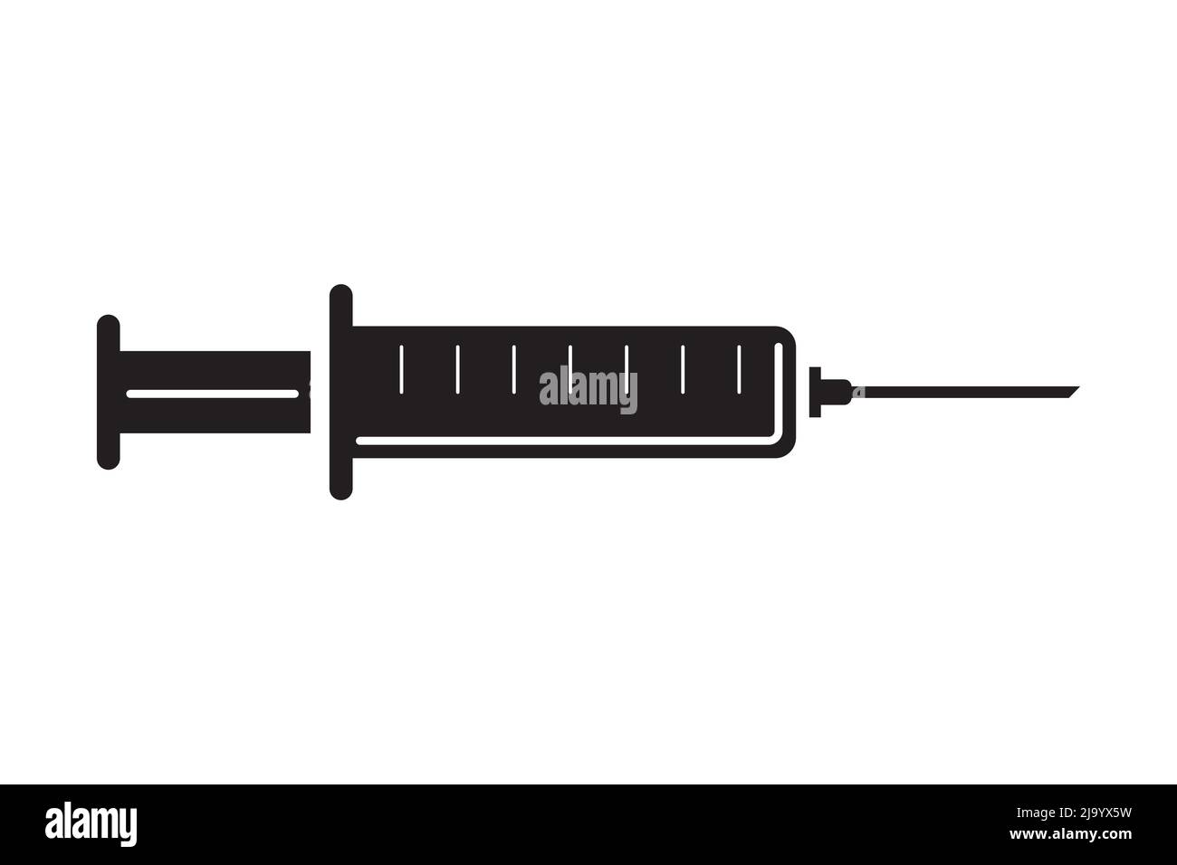Syringe icon. Medical health injection. Vaccine drug symbol. Medicine ...