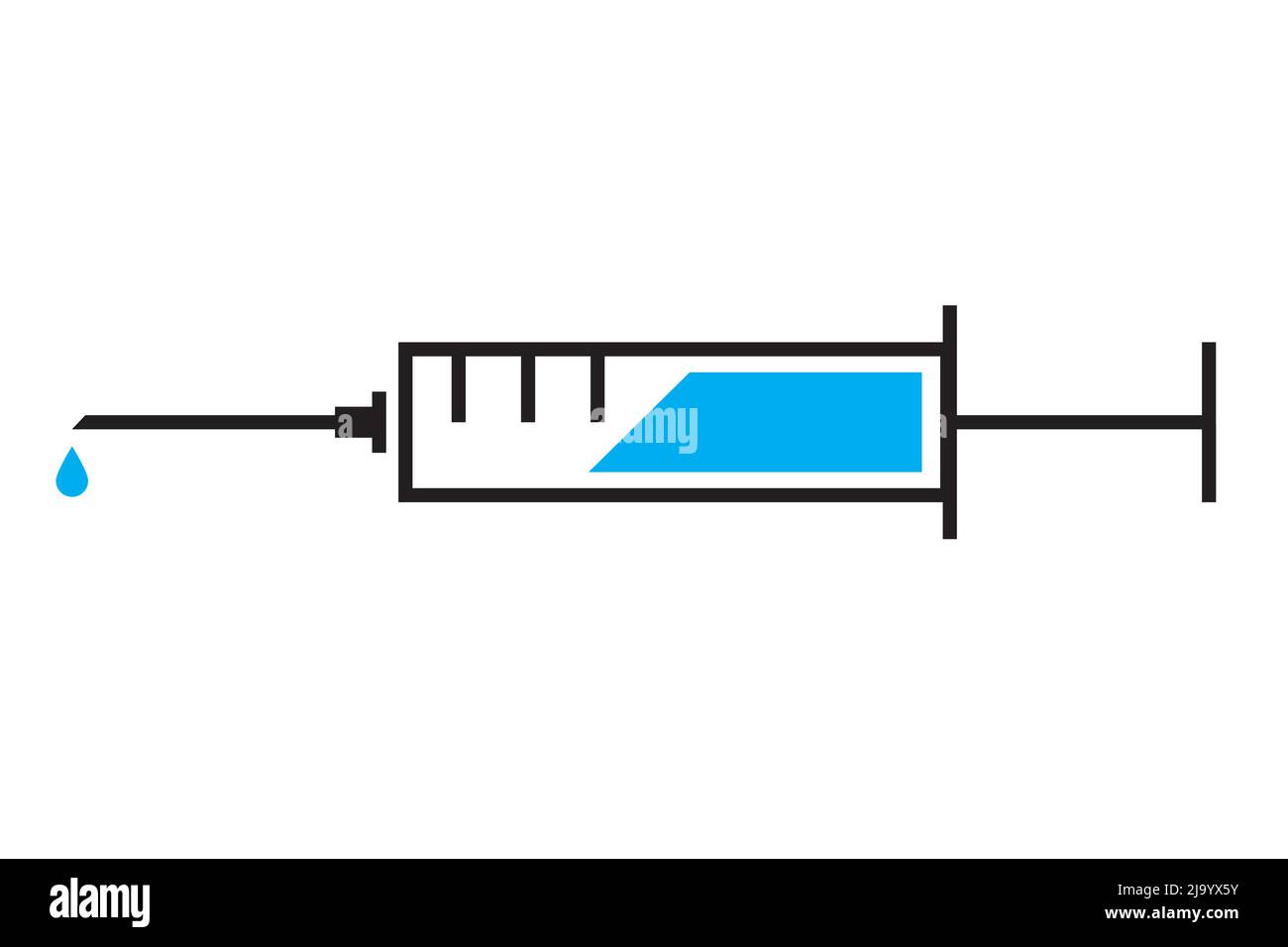 Syringe icon. Medical health injection. Vaccine drug symbol. Medicine ...