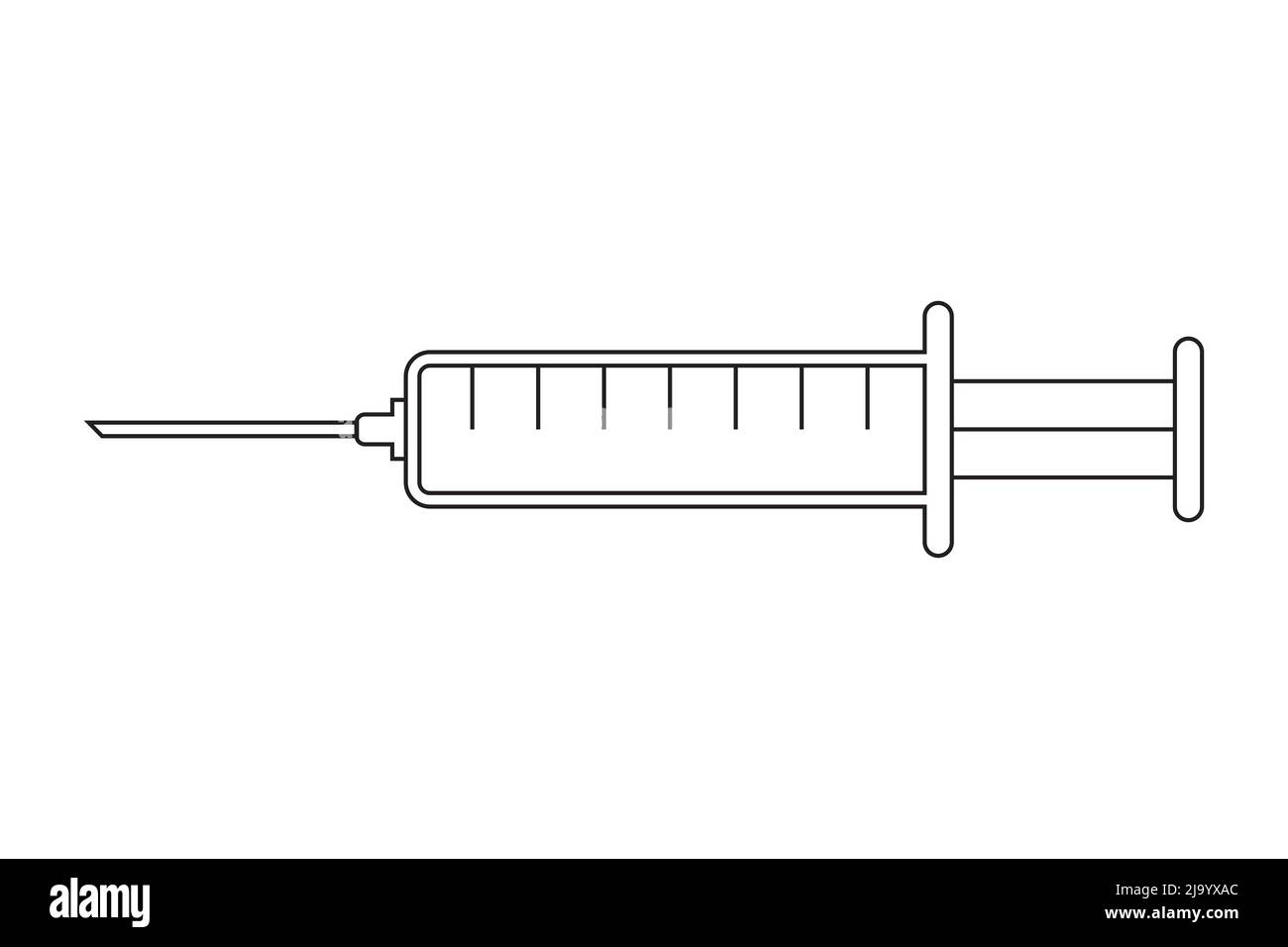 Syringe icon. Medical health injection. Vaccine drug symbol. Medicine ...