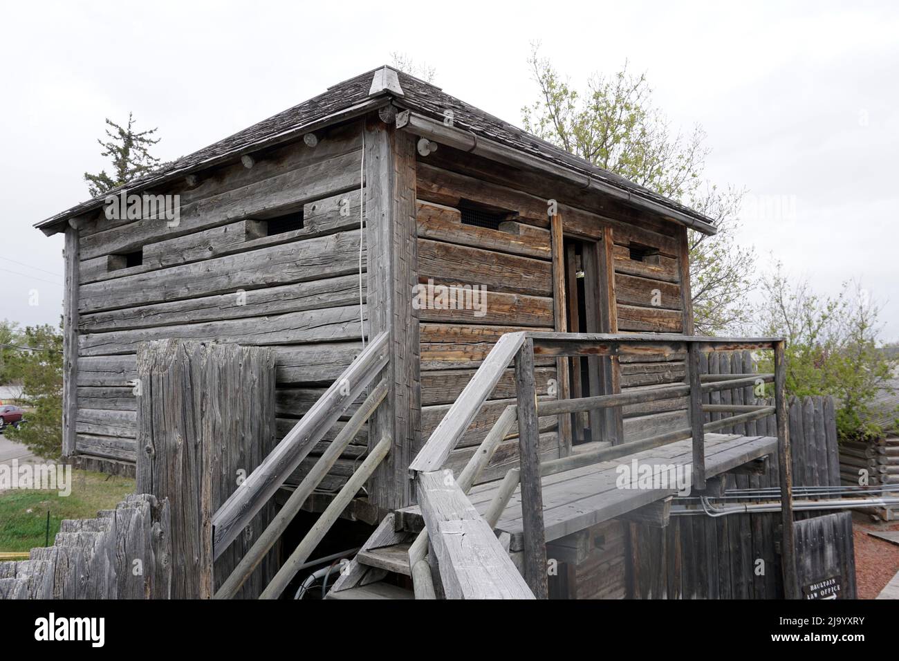 The Fort, Museum of the North West Mounted Police, Fort Macleod Stock ...