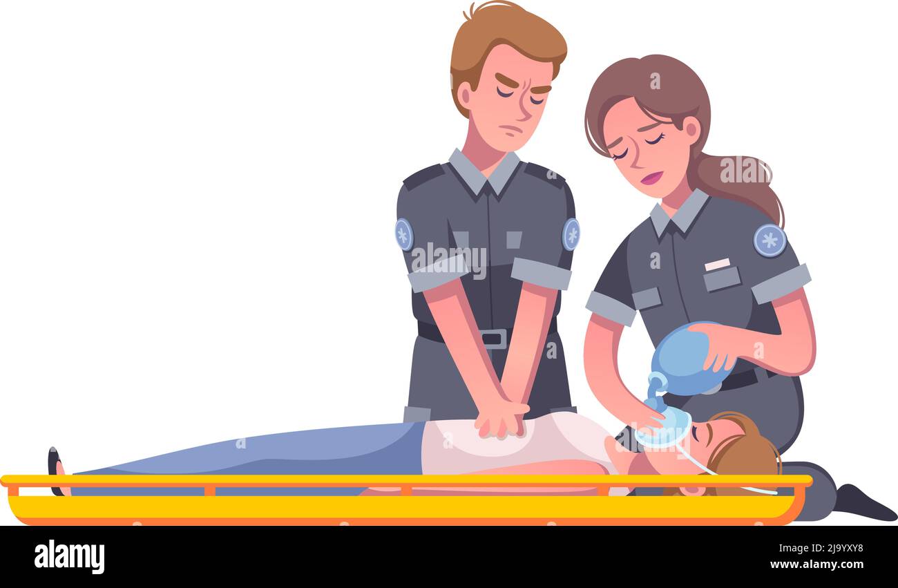Face accident paramedic Stock Vector Images - Alamy