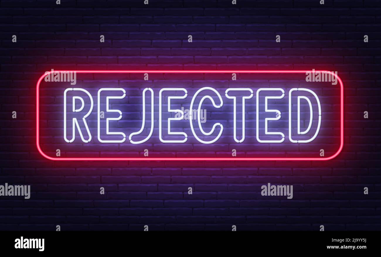 Word rejected Stock Vector Images - Alamy