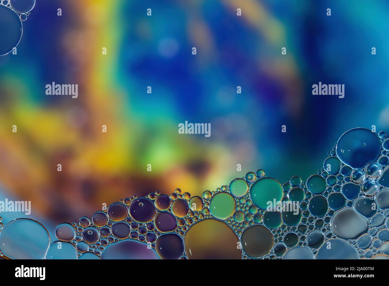 Fantasy colorful blurry background with ornament made of soft clear ...