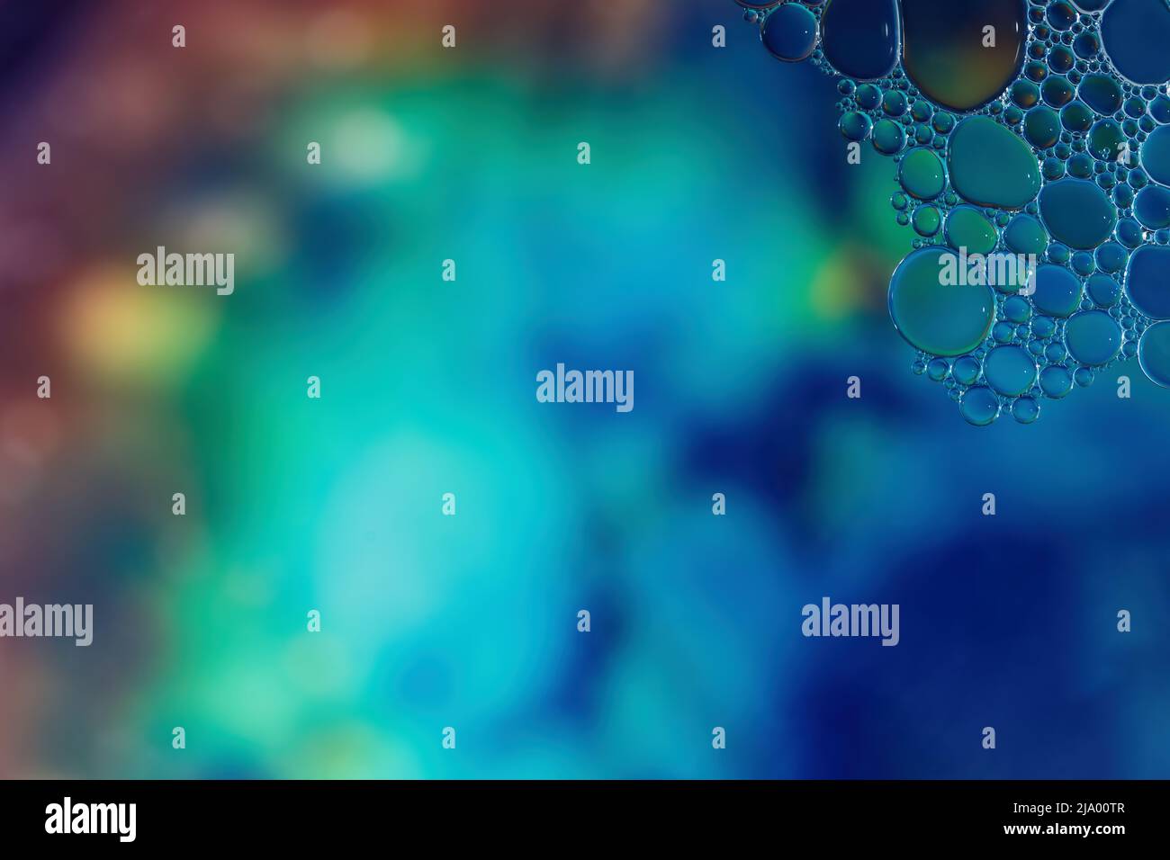 Fantasy colorful blurry background with ornament made of soft clear ...