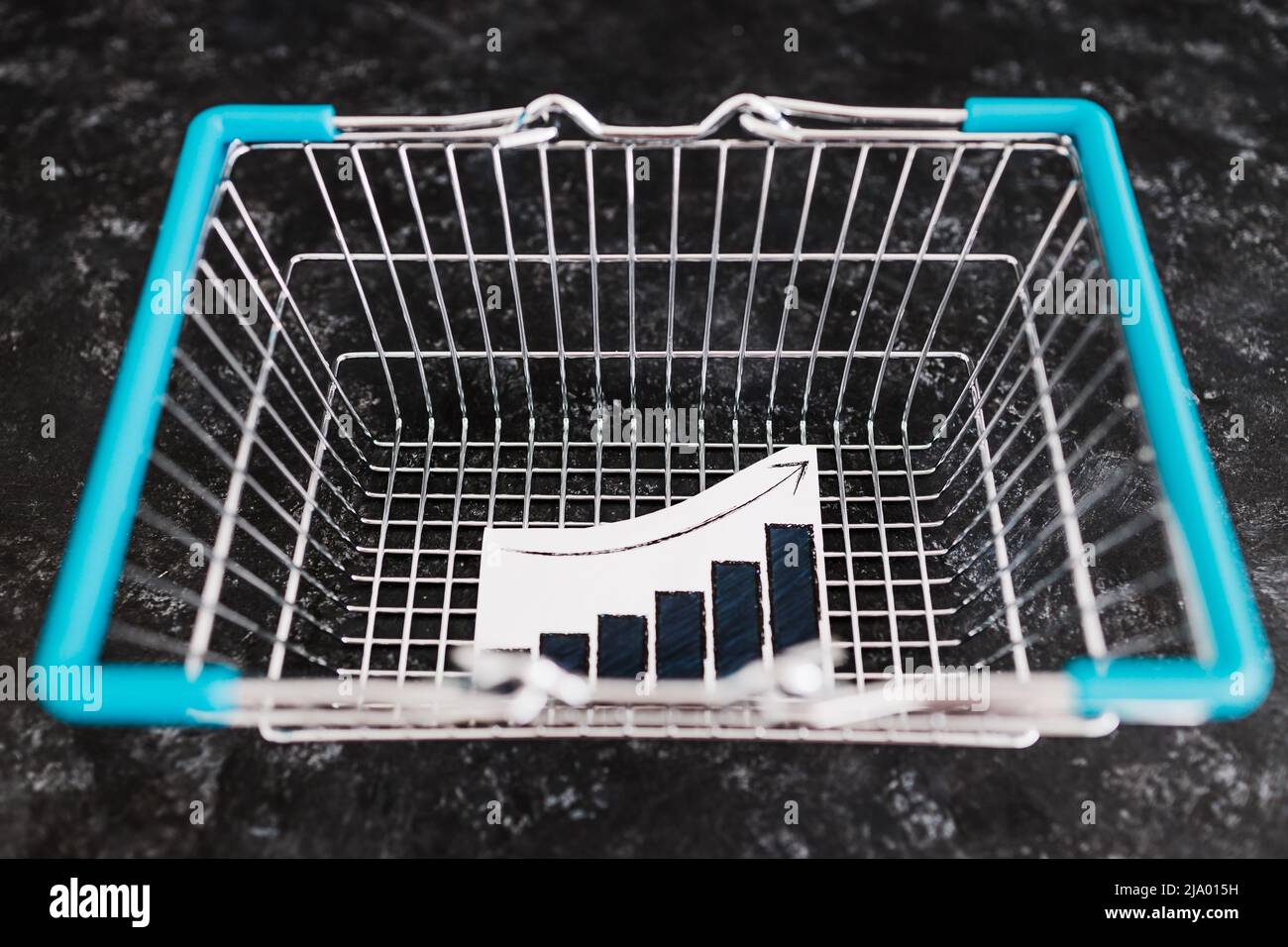 inflation and recession with price fluctuations conceptual image ...