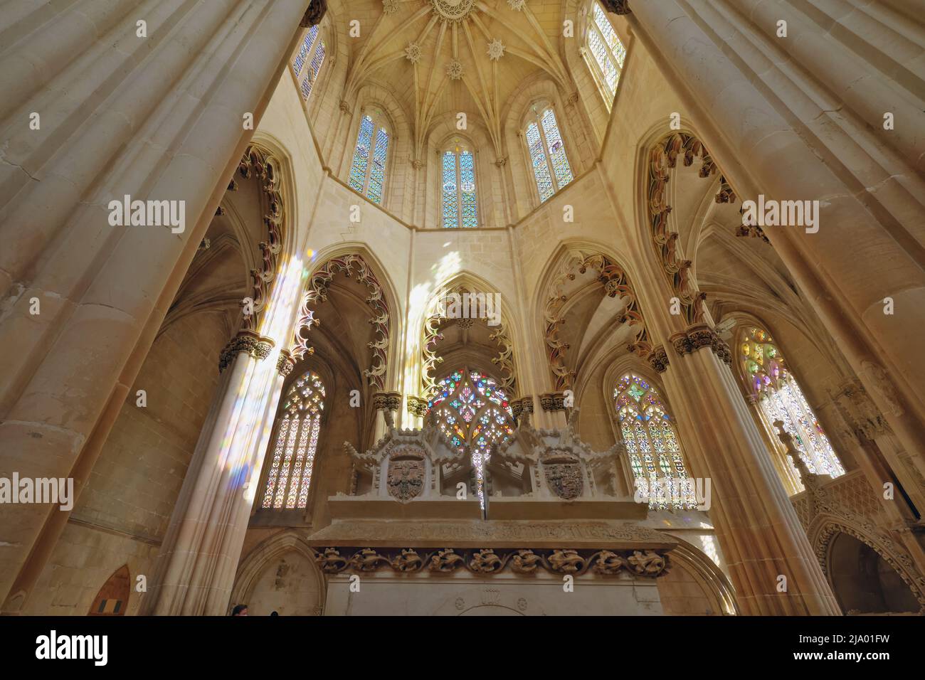 tomb of King John I of Portugal and his wife Philippa of Lancaster in ...