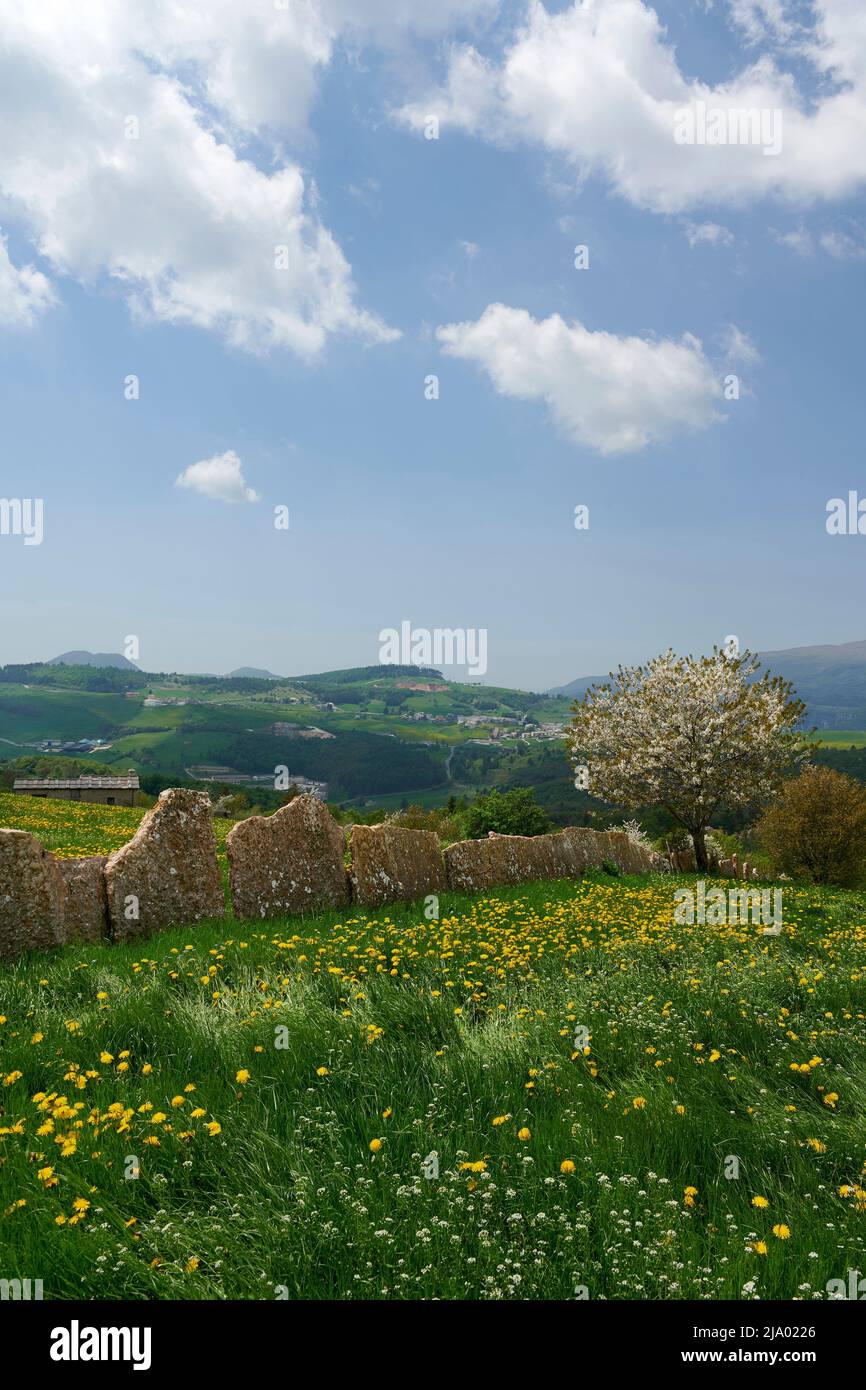 Monti Lessini (Vr),Italy, a landscape of the hills Stock Photo - Alamy