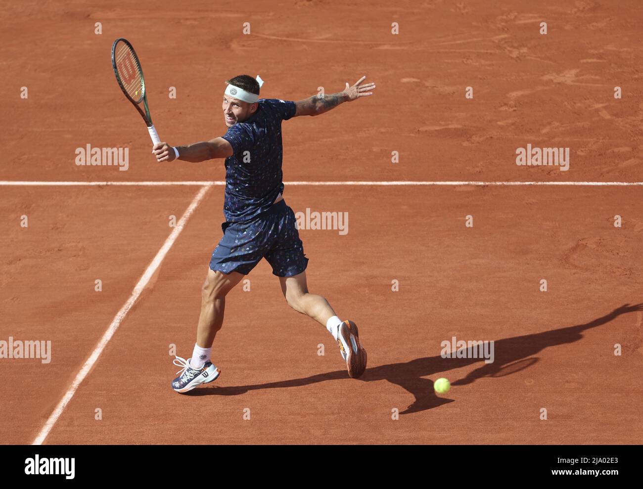 Alex Molcan of Slovakia during day 4 of the French Open 2022, a tennis ...