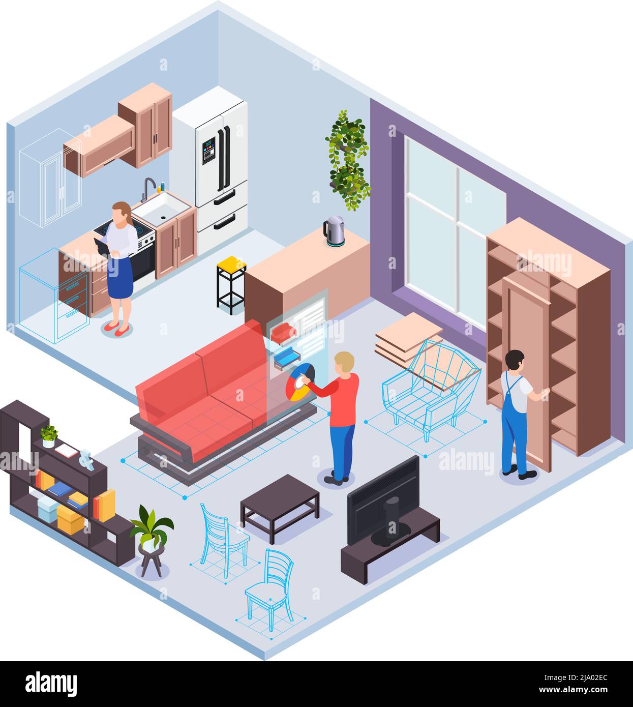 Production sections Stock Vector Images - Alamy