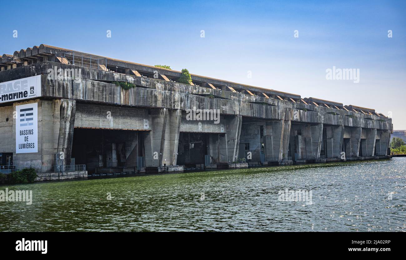 Nazi u boat submarine pens hi-res stock photography and images - Alamy