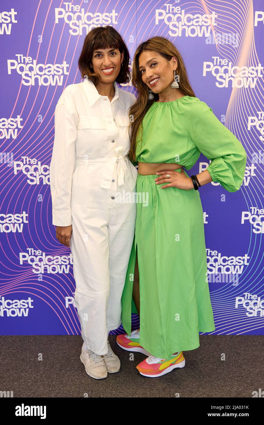 London, UK . 26 May, 2022 . Poppy Jay and Rubina Pabani (Poppy and ...