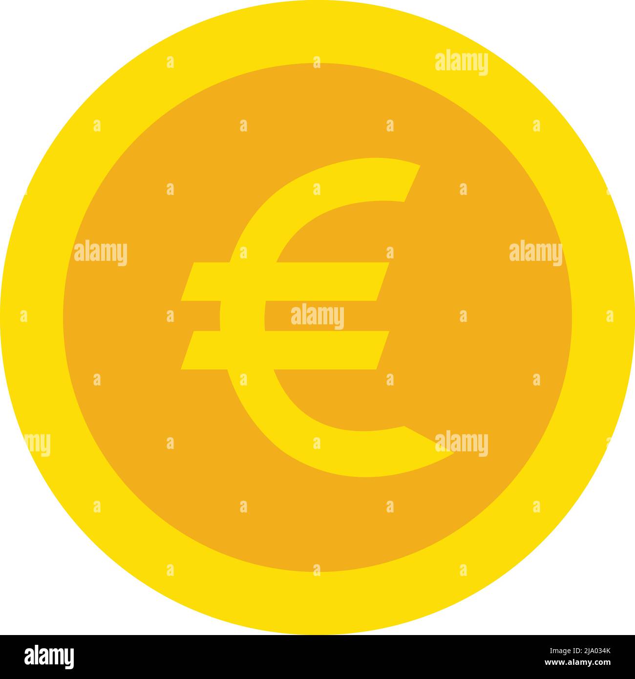Euro coin image Stock Vector Images - Alamy