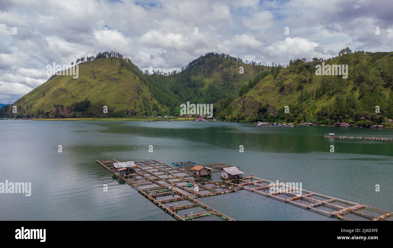 Aerial view of Lake Laut Tawar, Aceh, Indonesia Stock Photo - Alamy