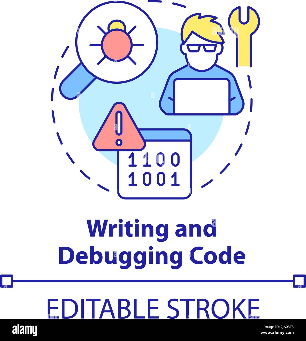 Script debug Stock Vector Images - Alamy