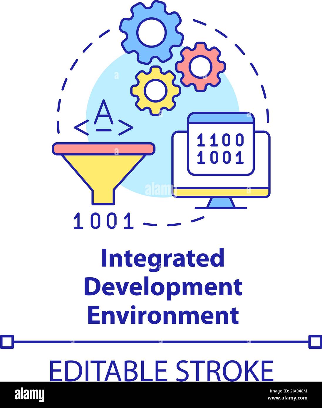 Command line development icon hi-res stock photography and images - Alamy