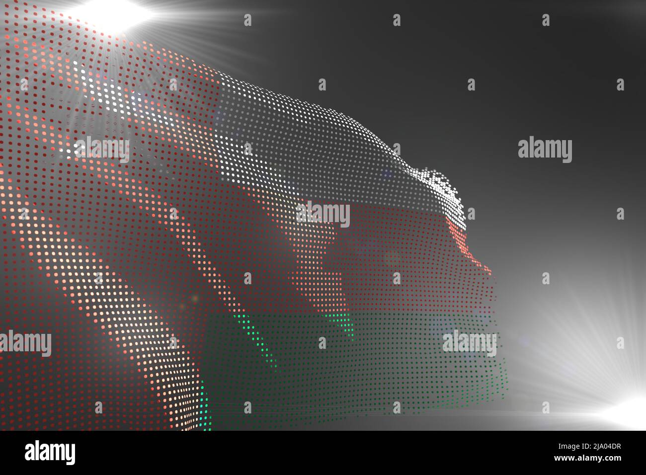 pretty any occasion flag 3d illustration - digital photo of Oman flag ...