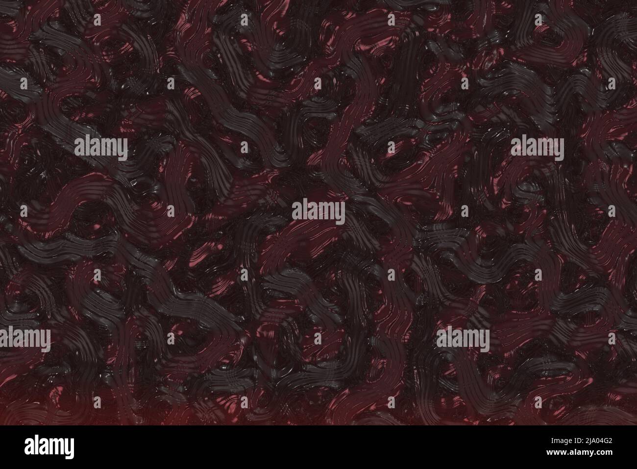 creative red soft glowing raw metal waves digital art background ...