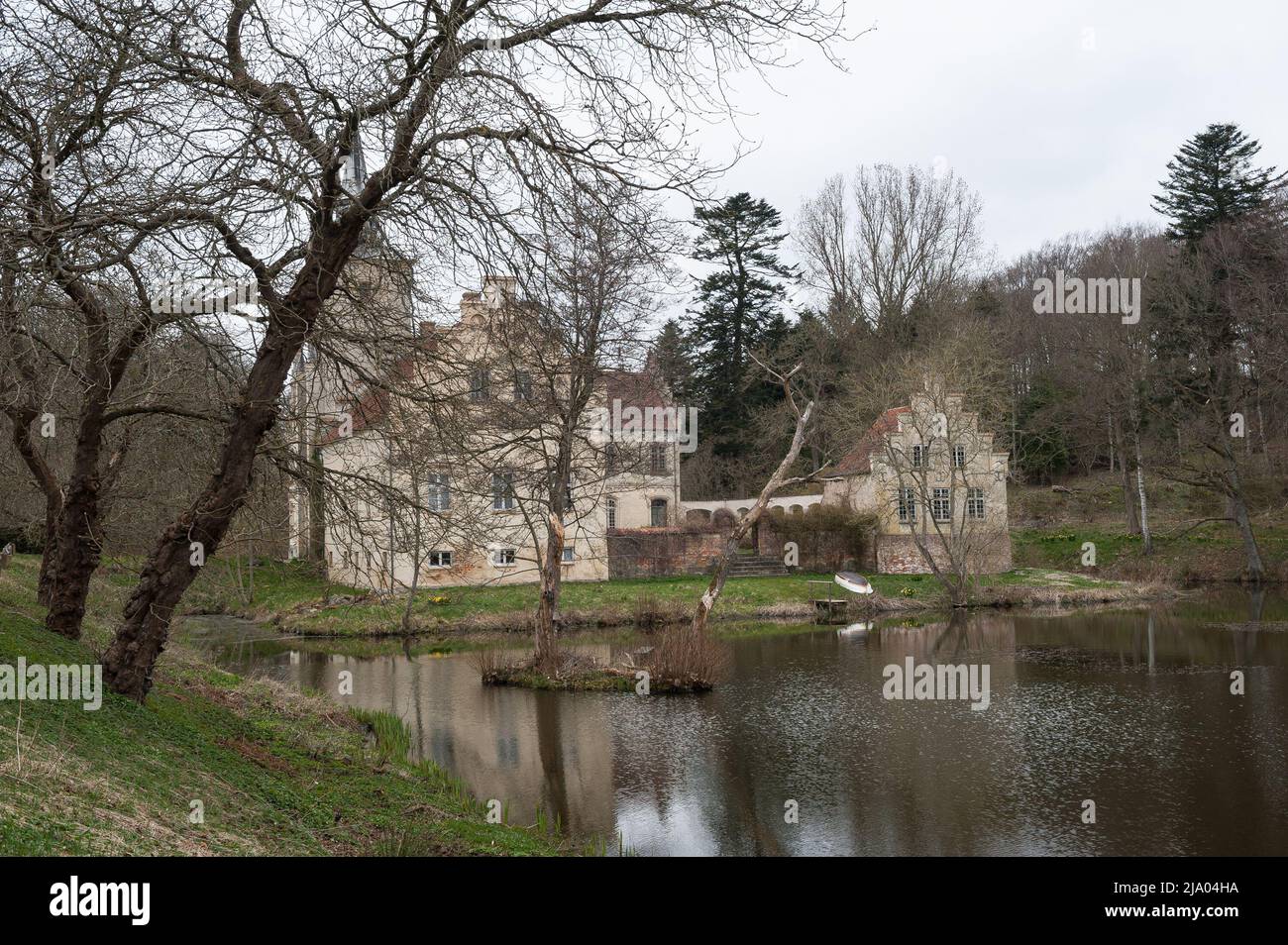 Højriis Castle, Sallingsund, on the island of Mors in the north-west of ...