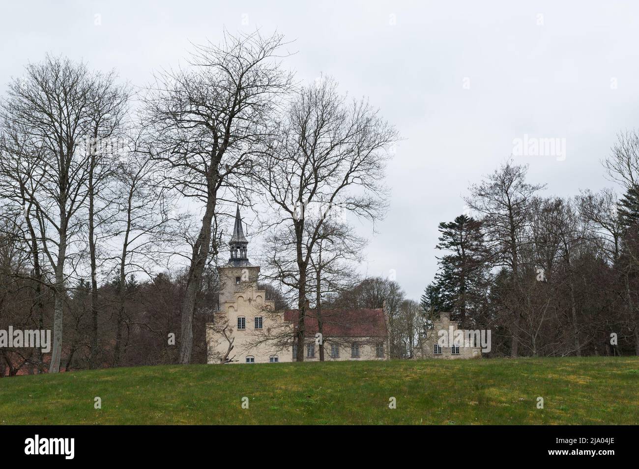 Højriis Castle, Sallingsund, on the island of Mors in the north-west of ...
