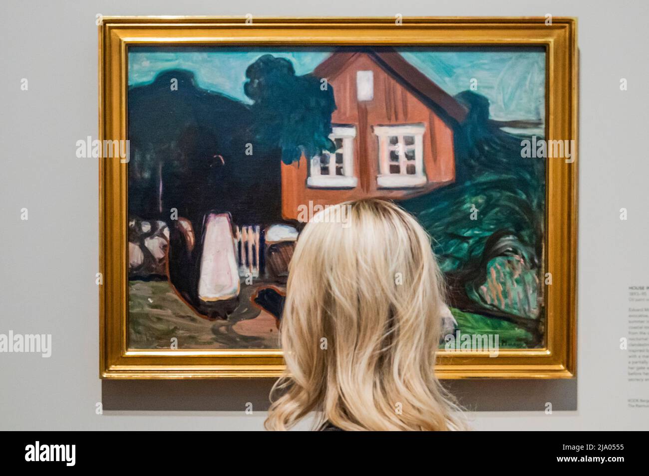 Edvard munch house in moonlight hi-res stock photography and images - Alamy