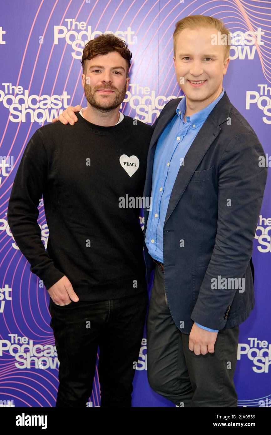 London, UK . 26 May, 2022 . Jordan North and William Hanson pictured at ...