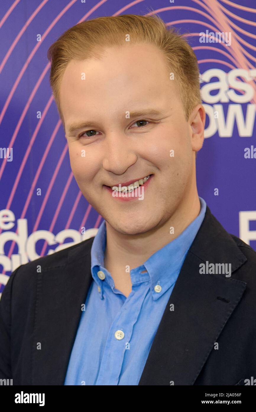 London, UK . 26 May, 2022 . William Hanson pictured at The Podcast Show ...