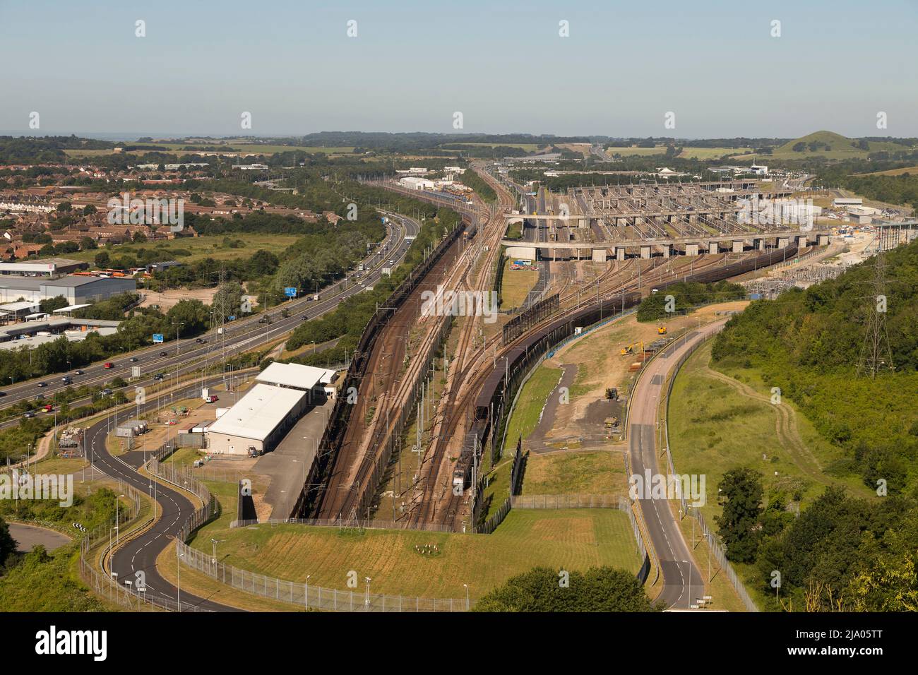 Folkestone uk aerial hi-res stock photography and images - Alamy
