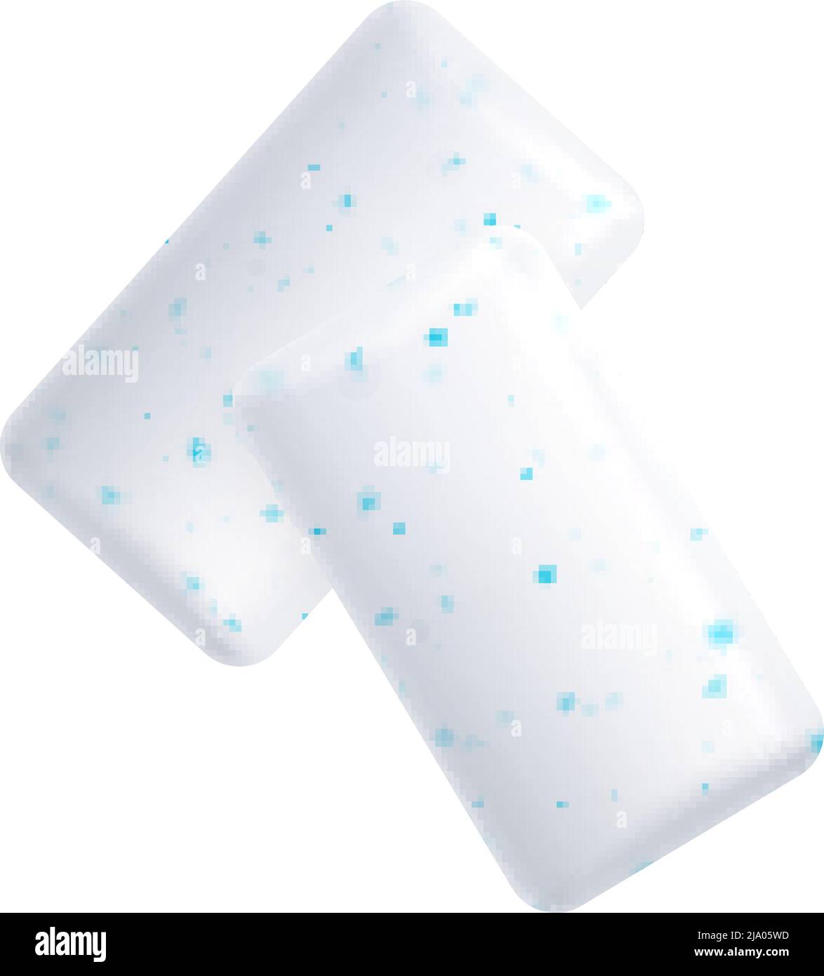 Burst bubble chewing gum Stock Vector Images - Alamy