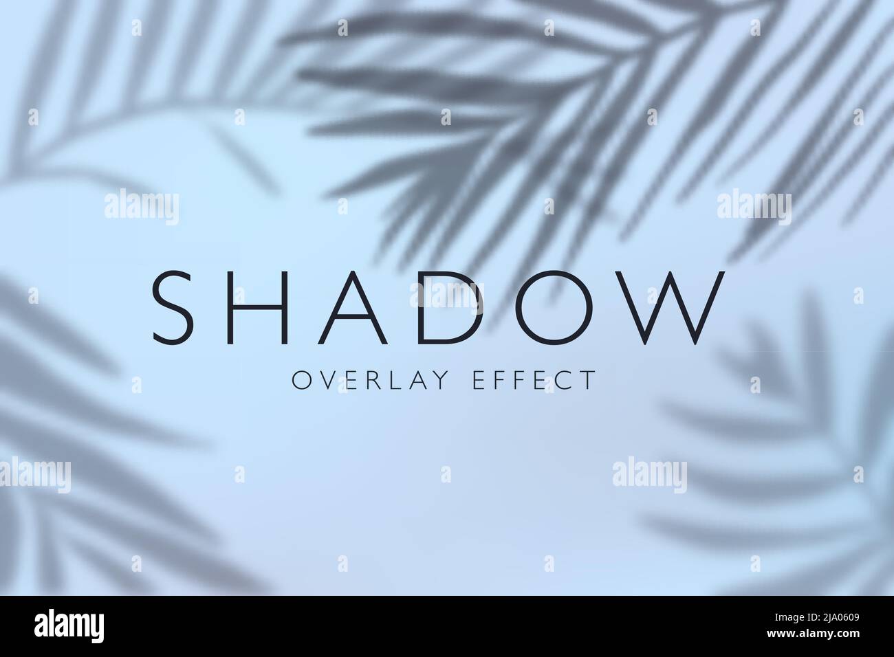 Shadow overlay effects background with tropical effect realistic vector ...