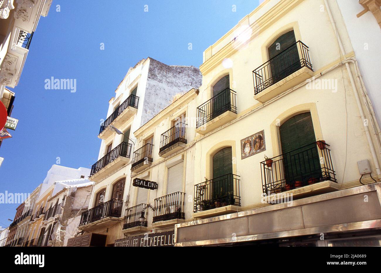 old Spanish Homes Raymond Boswell Stock Photo - Alamy