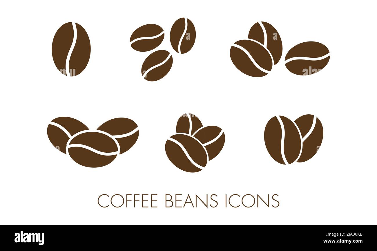 Beans chocolate coffee shop Stock Vector Images - Alamy