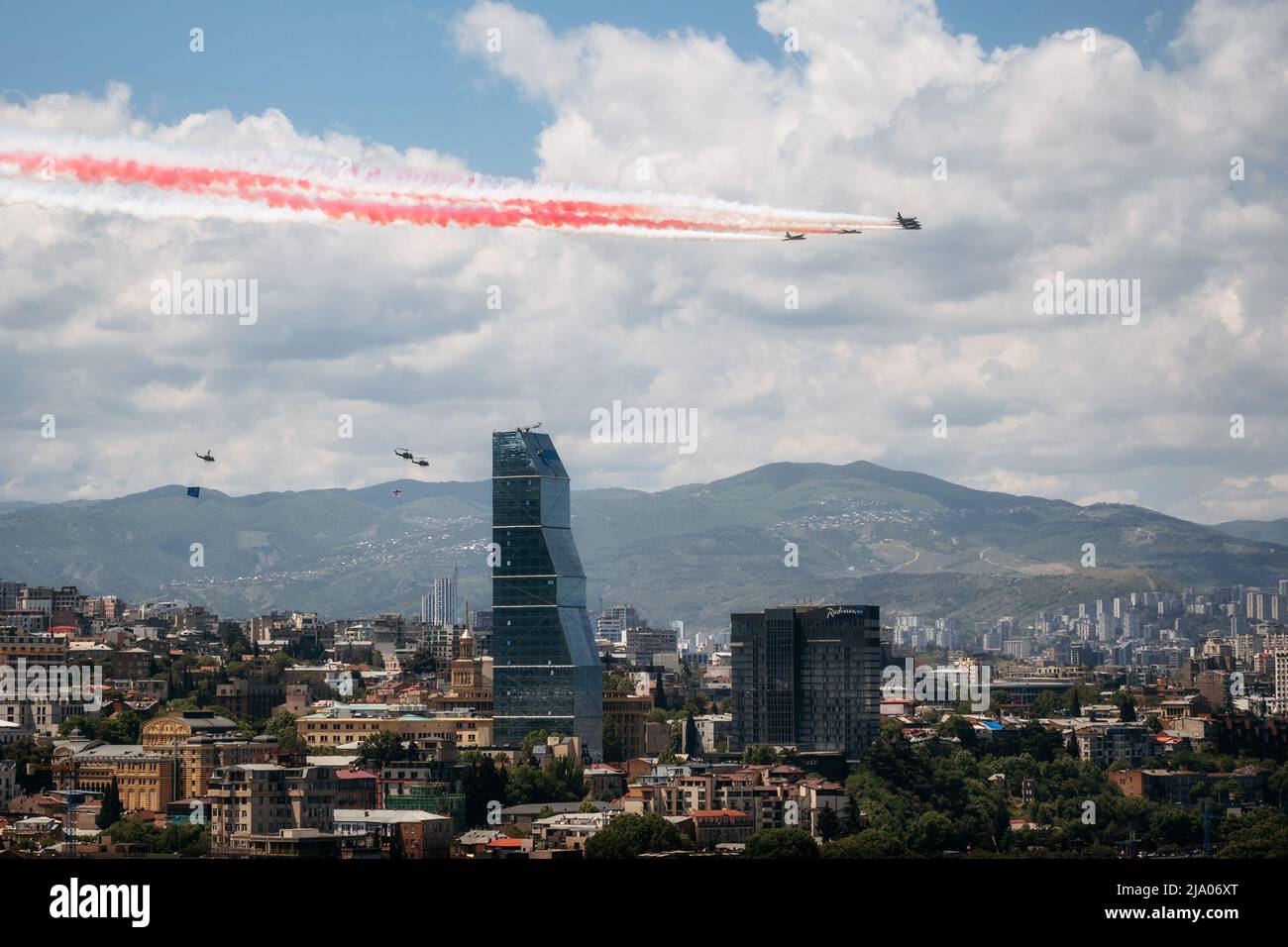 Independence Day of Georgia in Tbilisi Stock Photo - Alamy