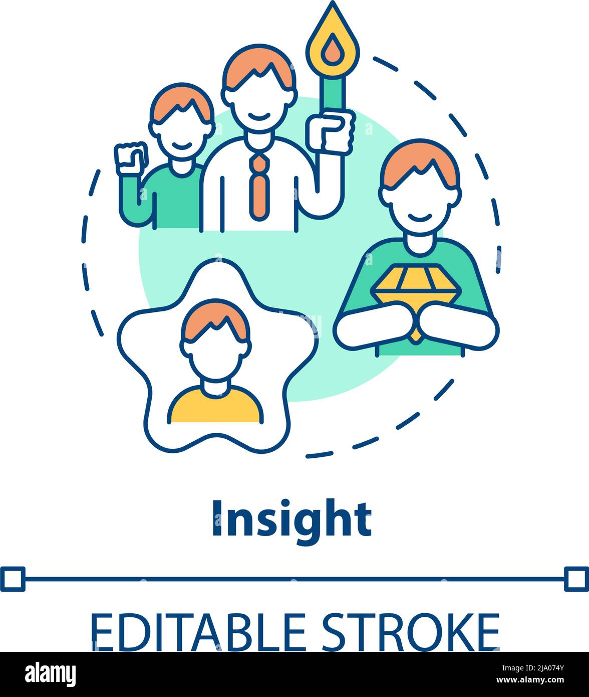 Insight concept icon Stock Vector Image & Art - Alamy