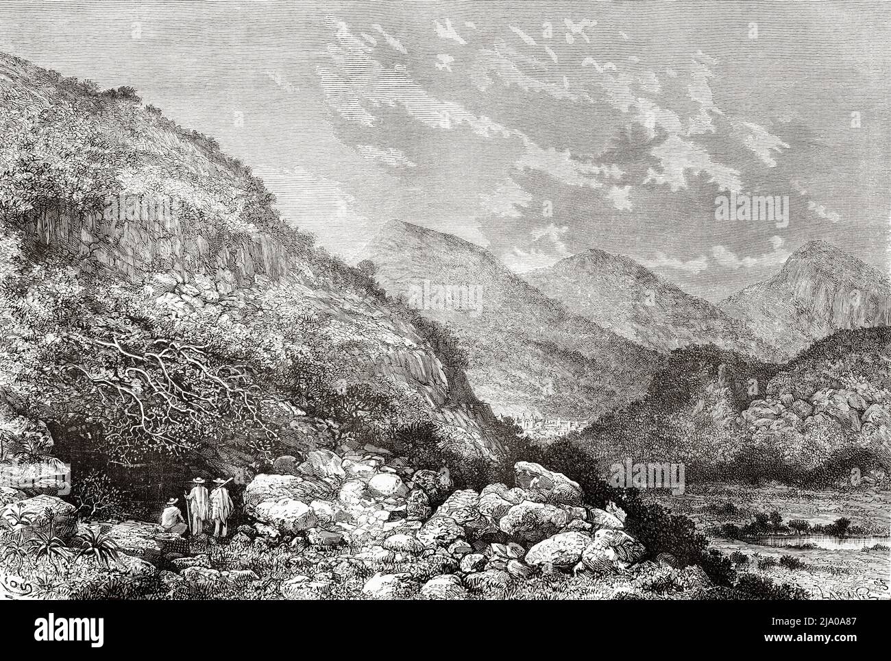 Cave and volcano of Pasto. Nariño Department, Colombia, South America ...