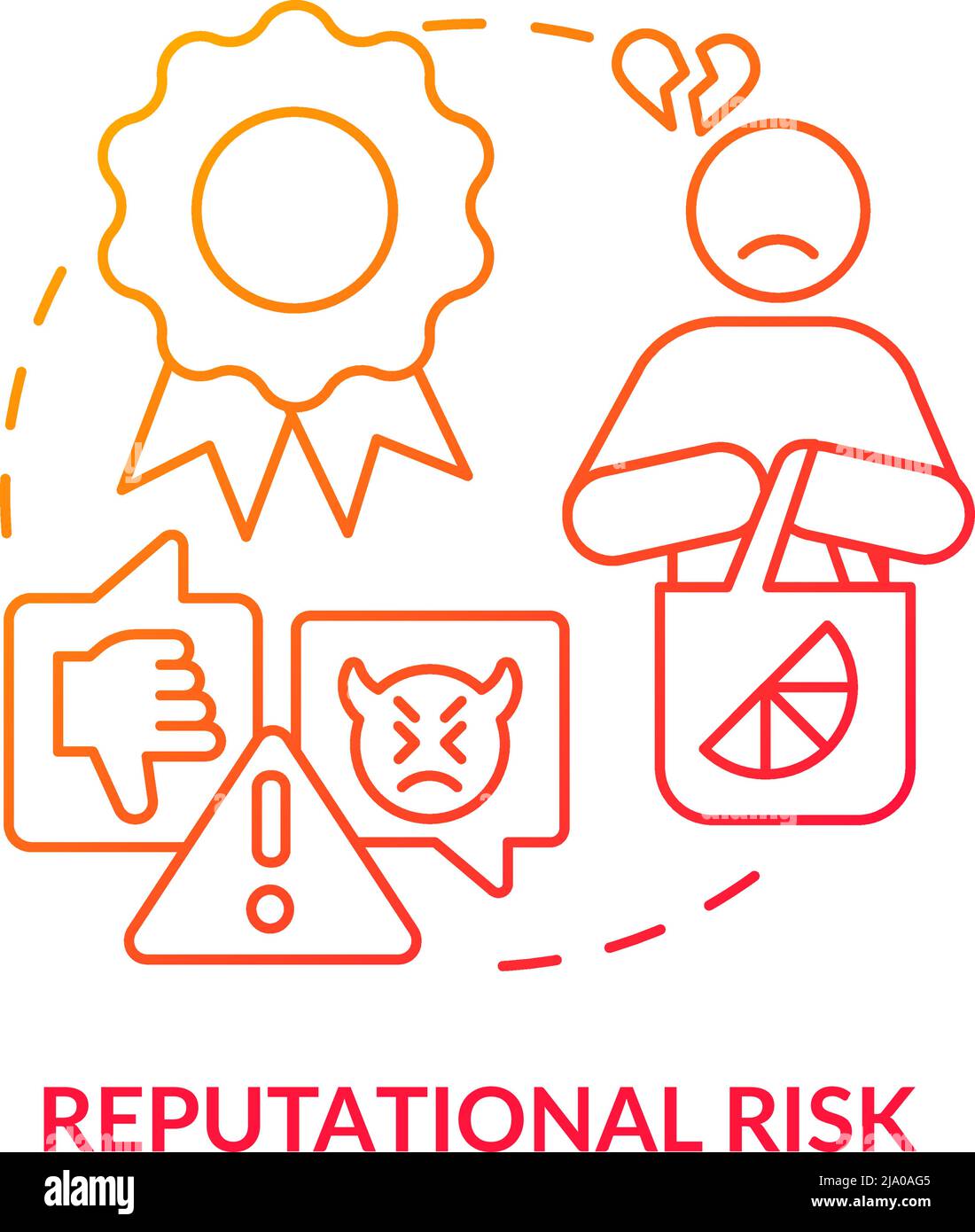 Loss reputation Stock Vector Images - Alamy