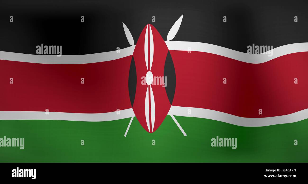 National flag kenya hi-res stock photography and images - Alamy