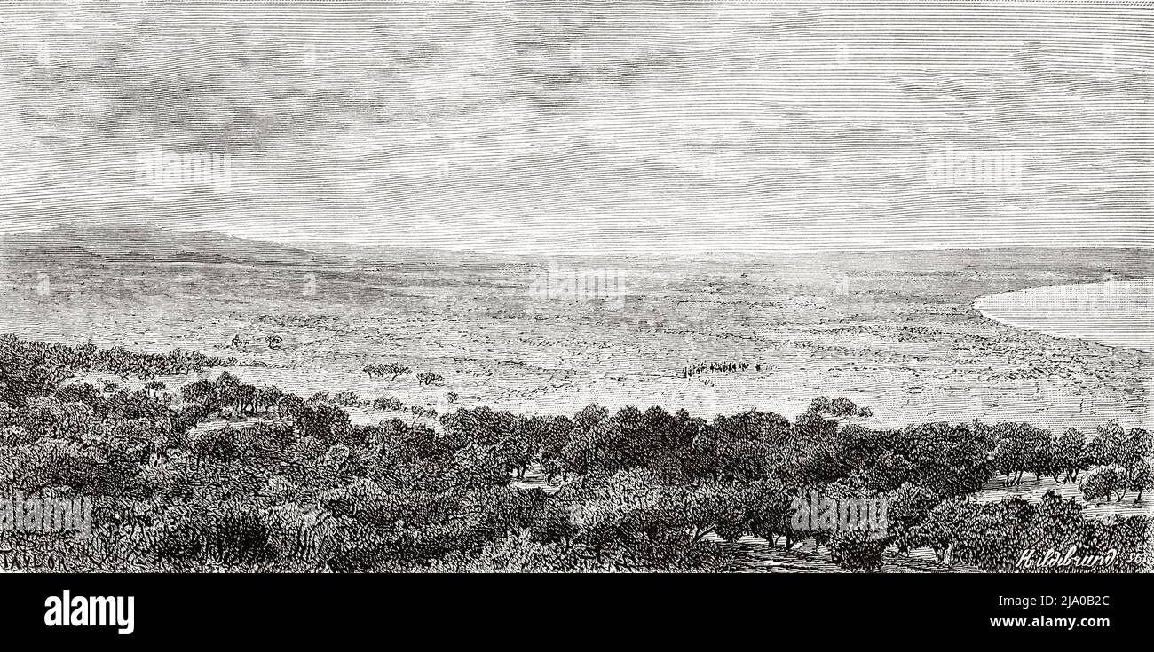 The plain of Latakia, port city of Syria, Middle East. The Nusayris by ...