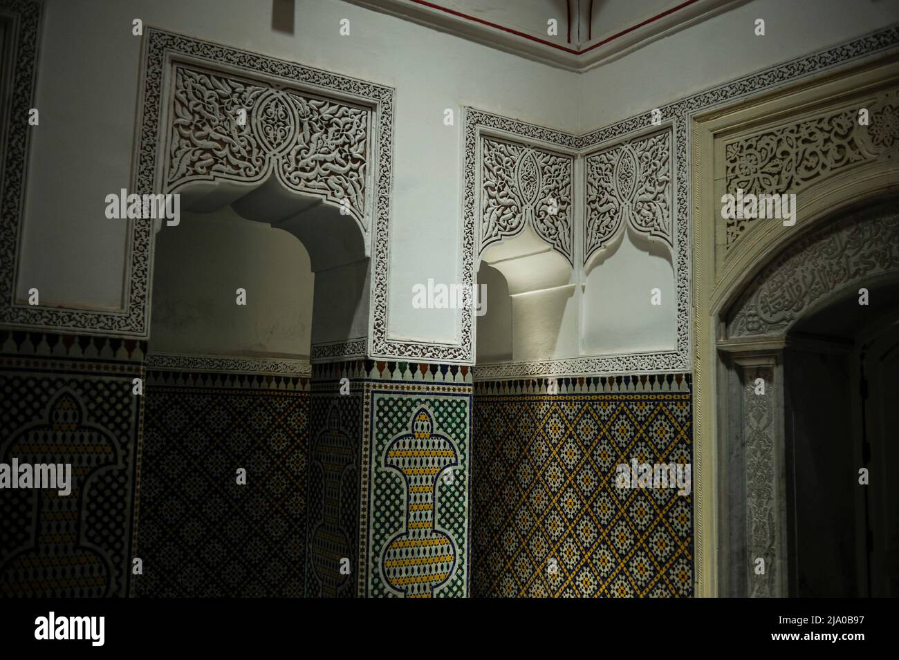 Dar El Bacha Museum of Confluences in Marrakesh. It is a magestic ...