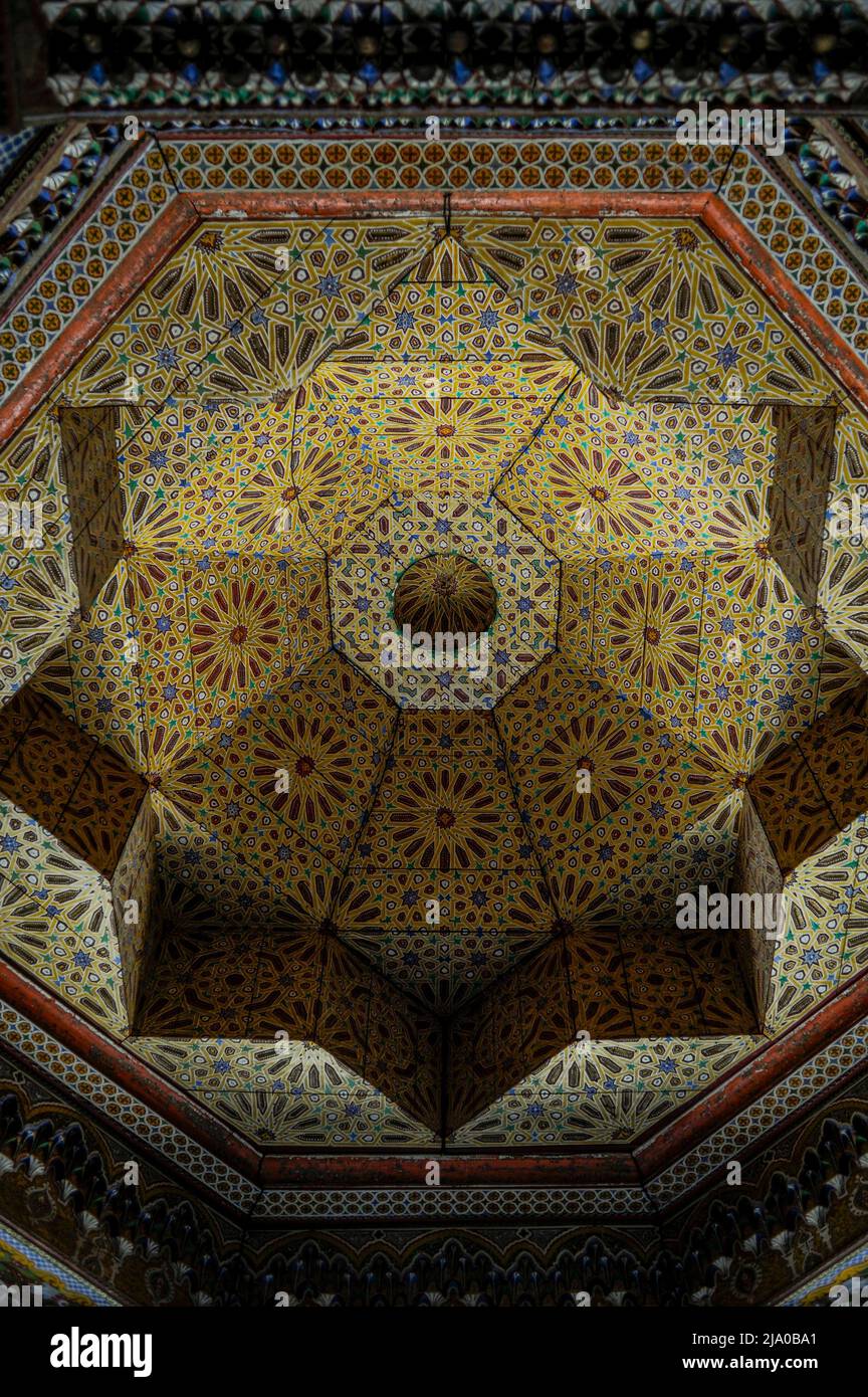 Dar El Bacha Museum of Confluences in Marrakesh. It is a magestic ...