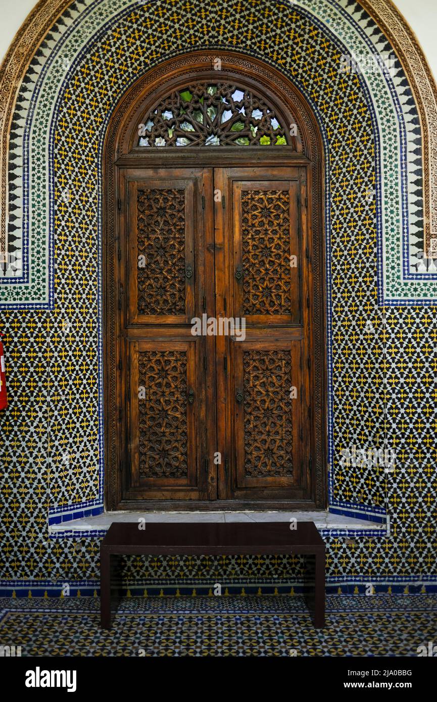 Dar El Bacha Museum of Confluences in Marrakesh. It is a magestic ...