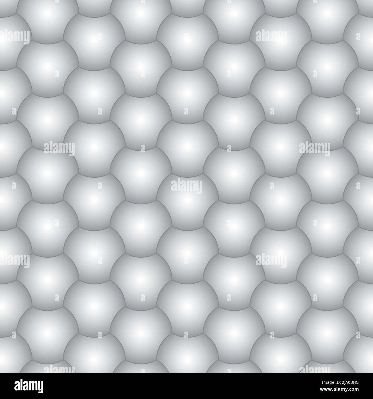 Neutral Light Grey Spheres Seamless Pattern. Vector tileable background ...