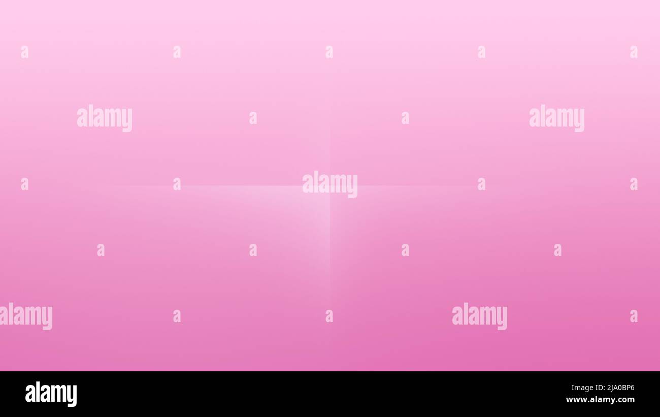 Pink color gradient background with folded center, lines or cross in ...
