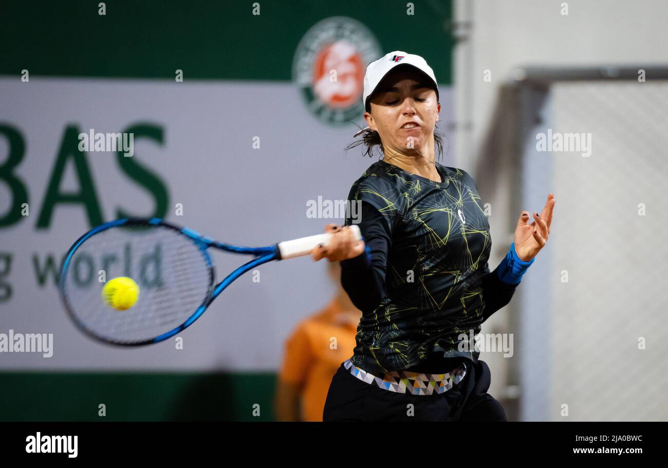 Fernanda Contreras Gomez of Mexico in action against Panna Udvardy of ...
