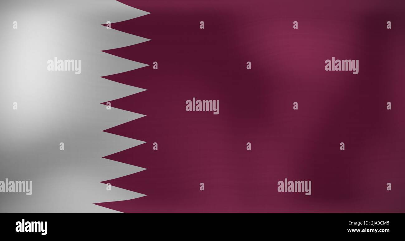 Image of waving flag of bahrain Stock Photo - Alamy